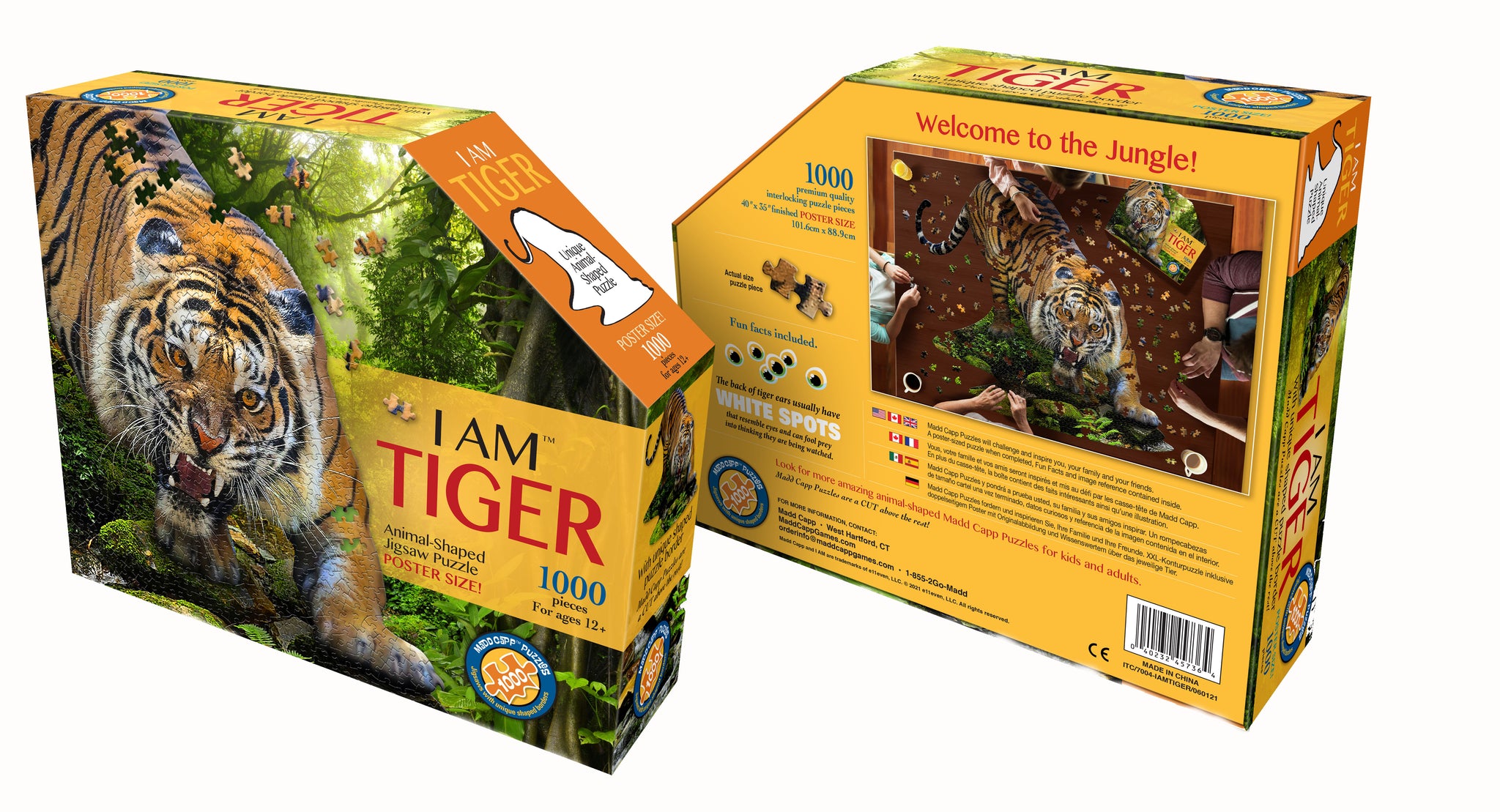 I Am Tiger 1000pc Puzzle – Fort Worth Zoo